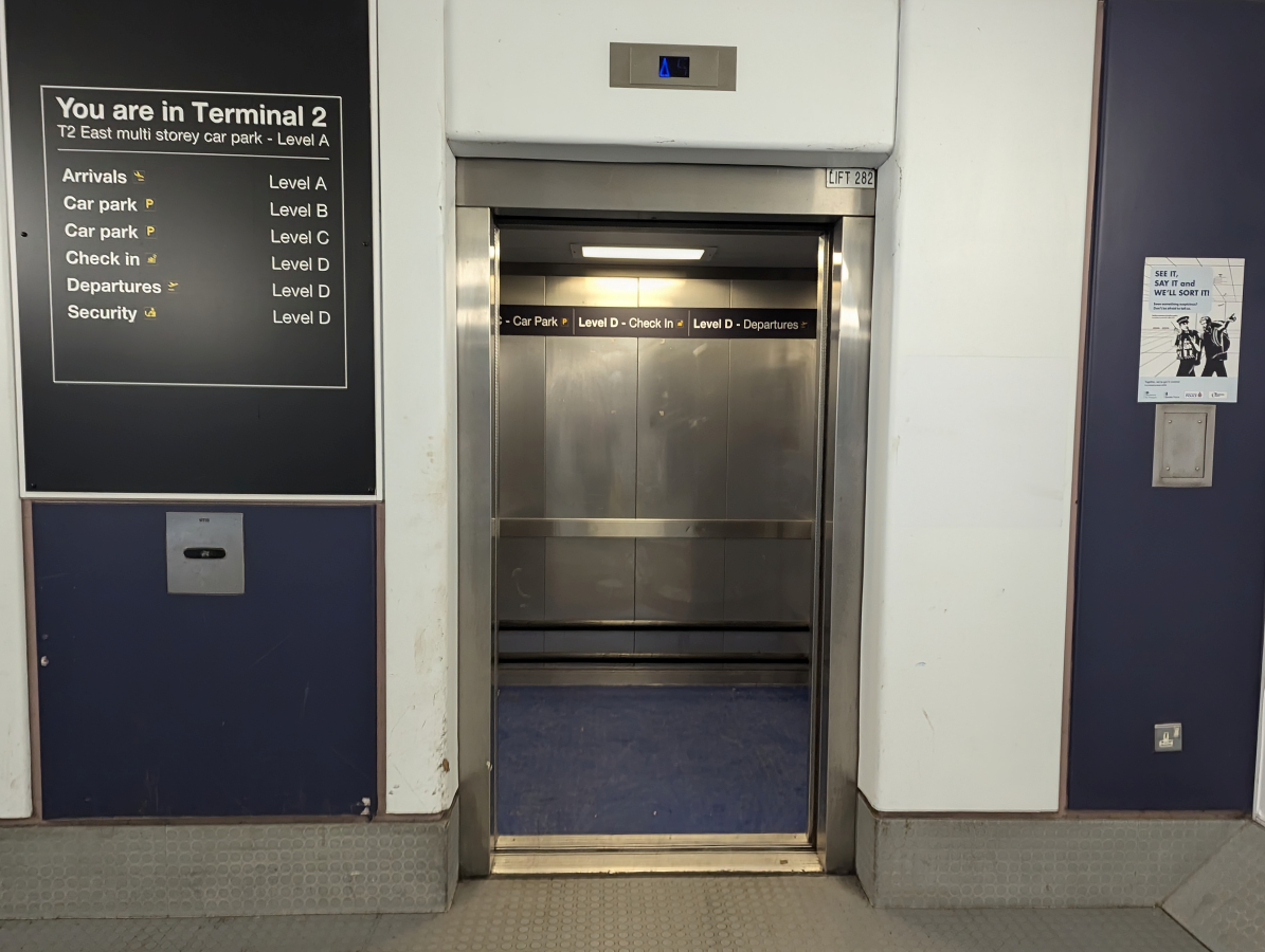 Terminal 2 - East Multi Storey Car Park | AccessAble