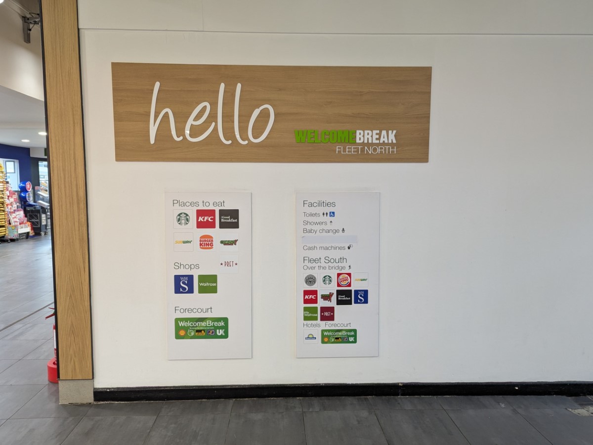 M3 - Fleet Services - Northbound - Welcome Break | AccessAble