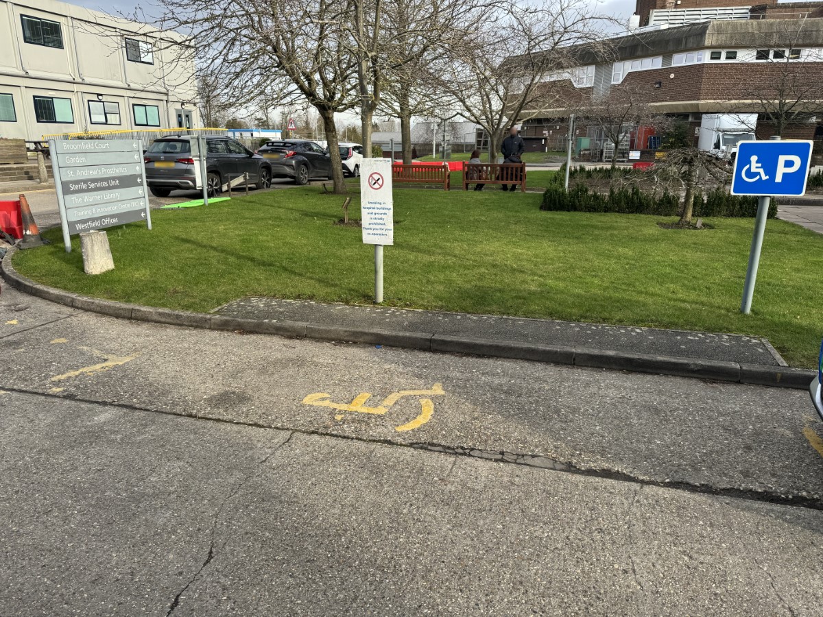 Broomfield Hospital - Parking | AccessAble