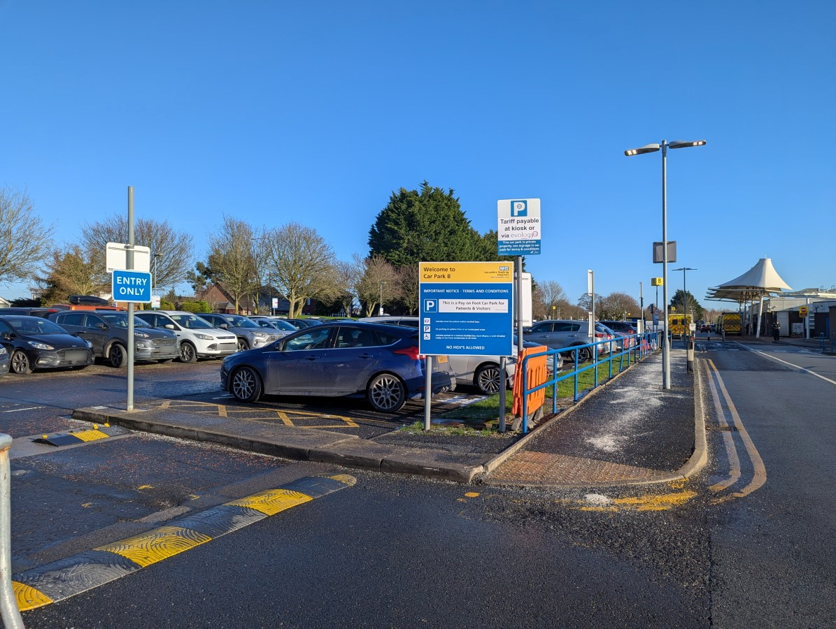 Parking at Royal Preston Hospital | AccessAble