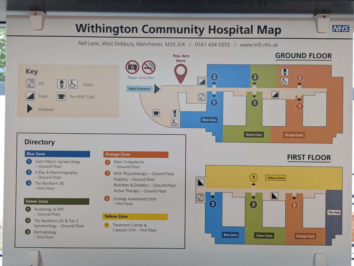 Getting To and Getting Around Withington Community Hospital | AccessAble