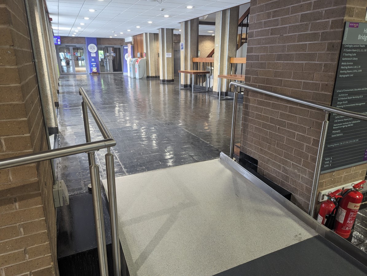 Media Services Reception - Humanities Bridgeford Street NEW | AccessAble