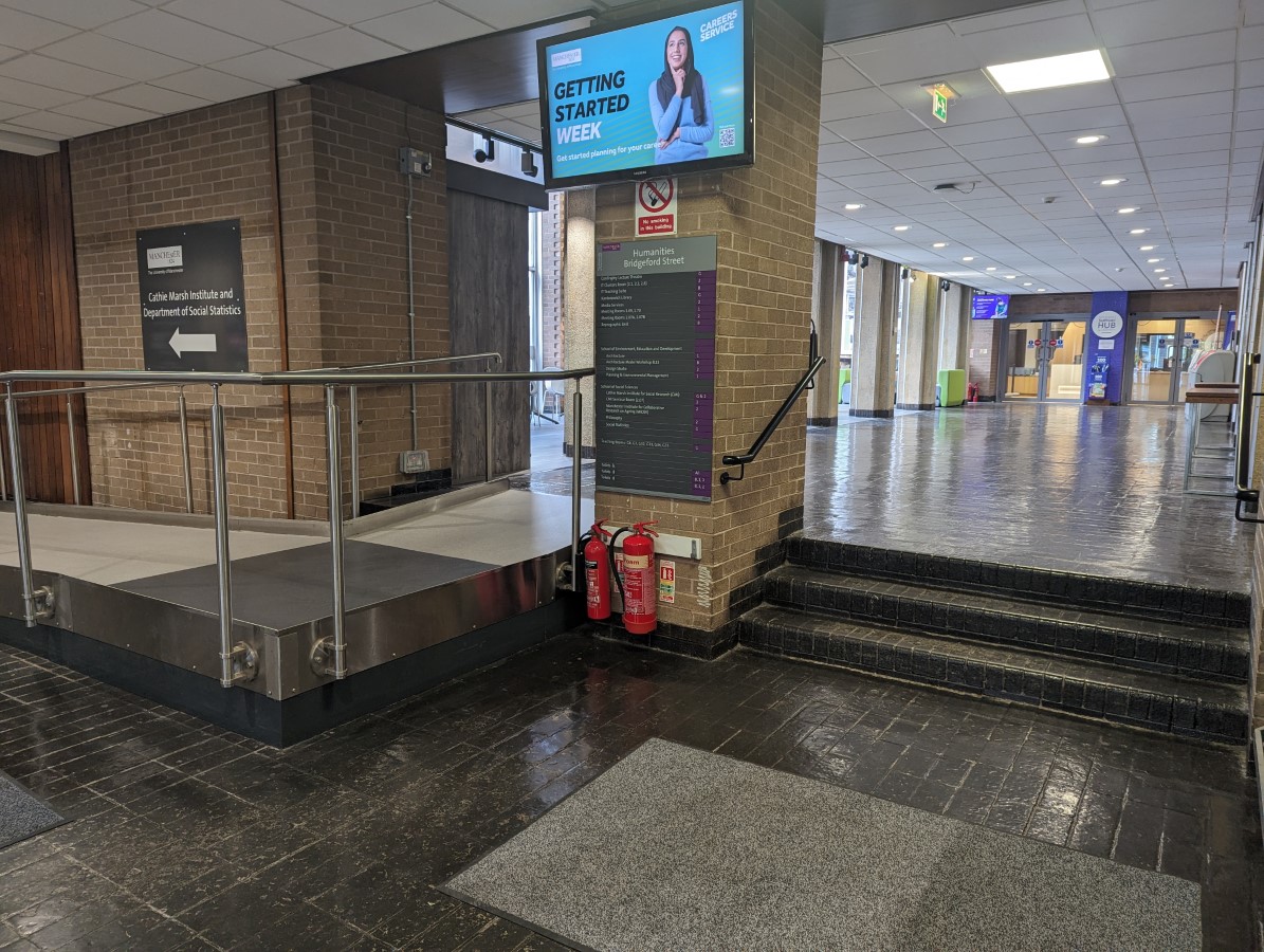 Media Services Reception - Humanities Bridgeford Street NEW | AccessAble