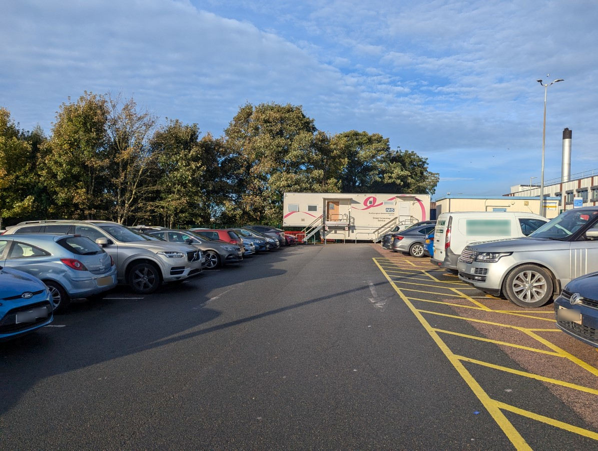 Parking at Northampton General | AccessAble