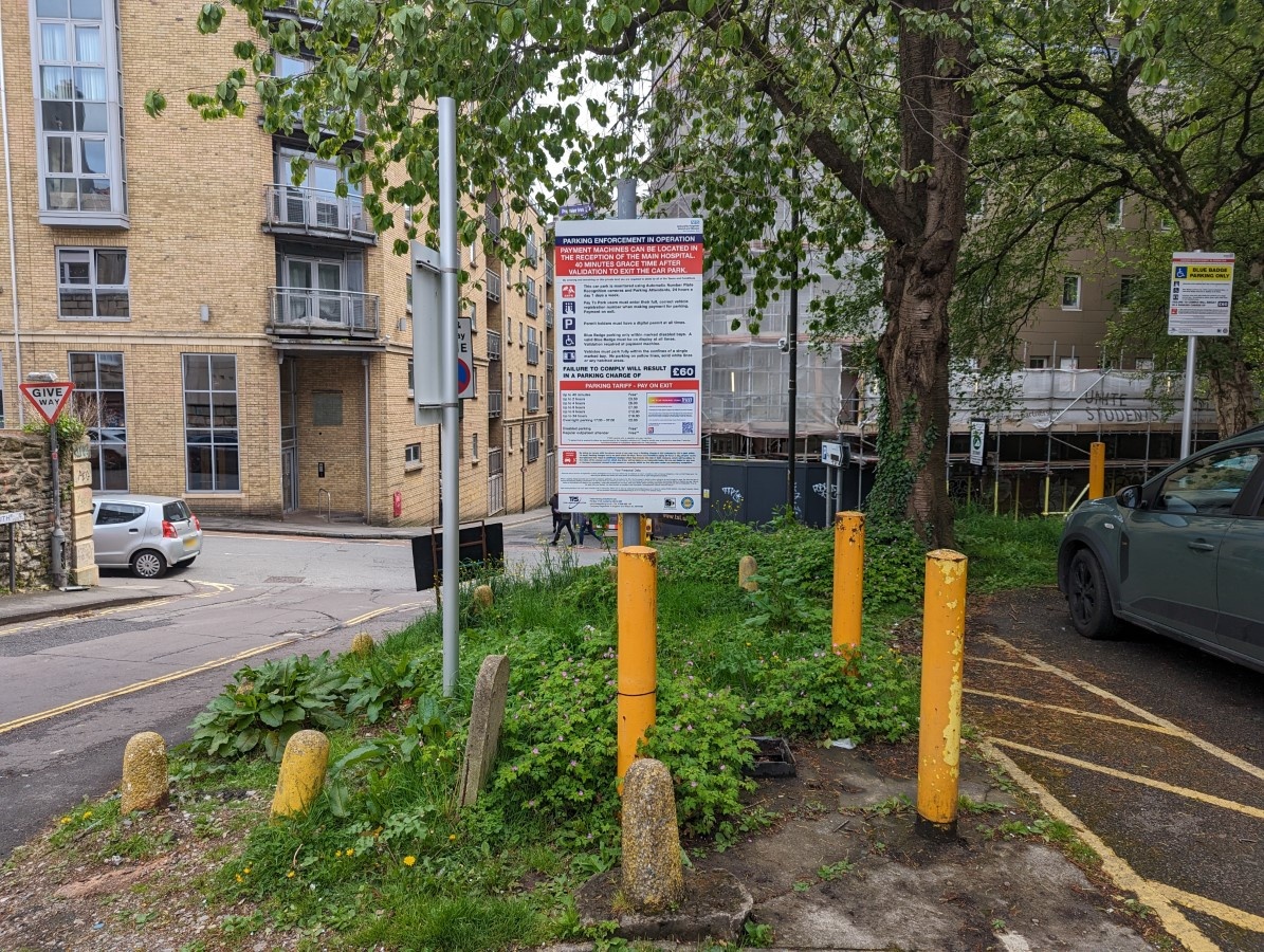 Bristol Royal Infirmary - Hospital Parking | AccessAble