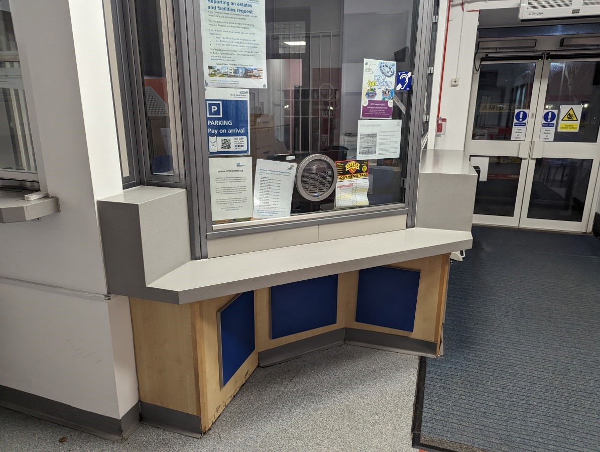 Southend University Hospital - Entrances | AccessAble