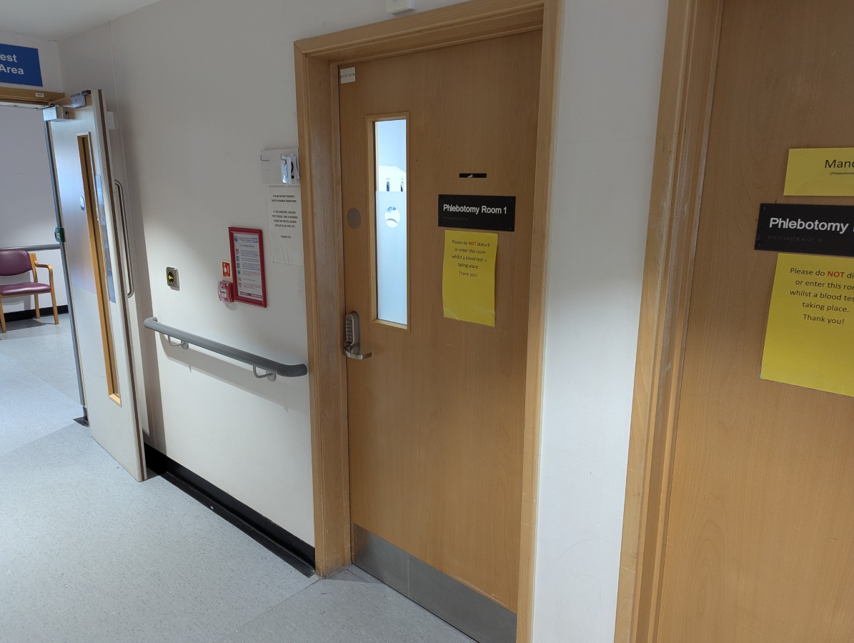 Blood Tests - Phlebotomy - Quantock Outpatients | AccessAble