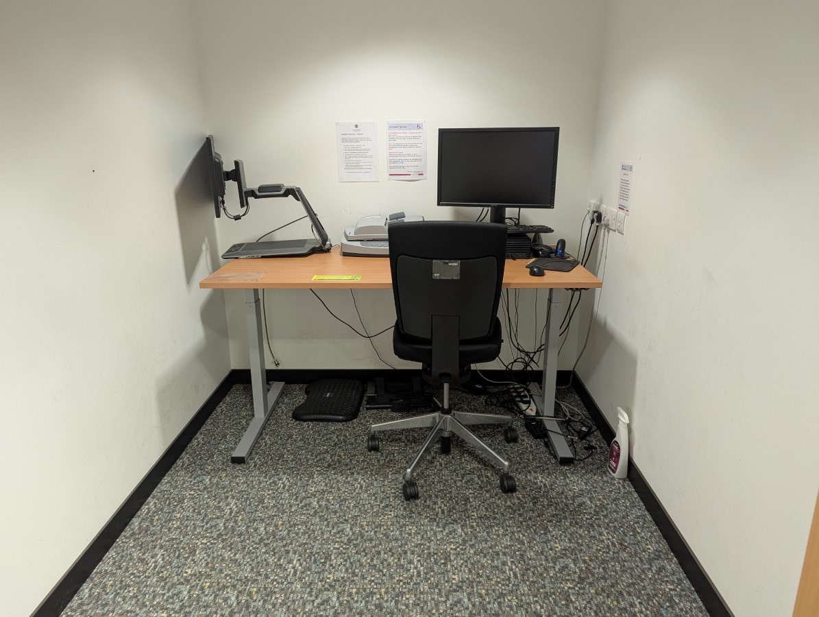 Accessible Study Room 3 (Assistive Technology) | AccessAble
