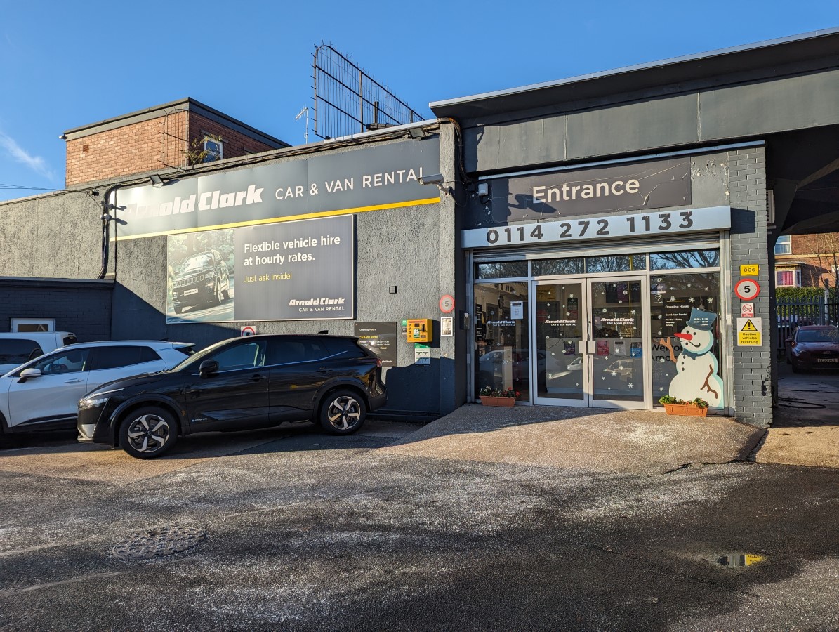 Arnold Clark Car & Van Rental Sheffield | AccessAble