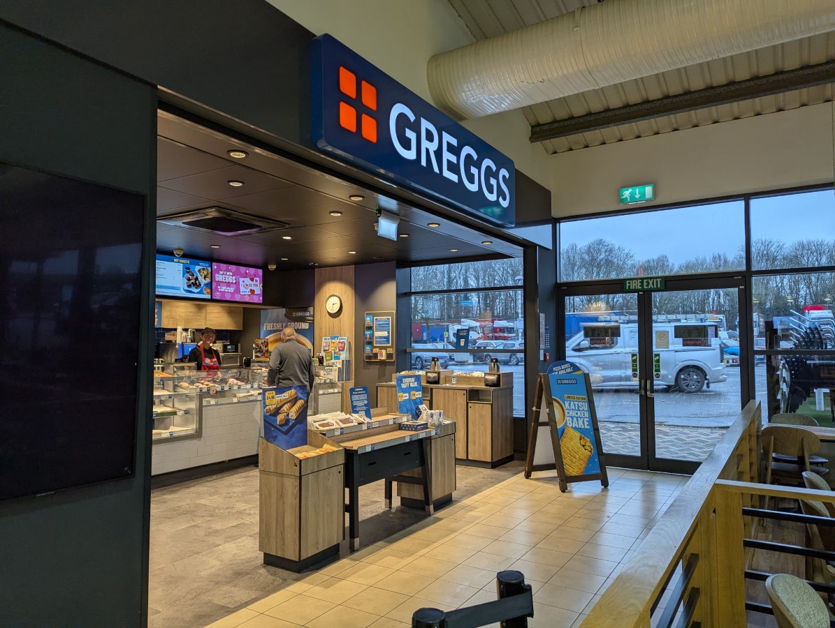 Greggs - M1 - Trowell Services - Northbound - Moto | AccessAble