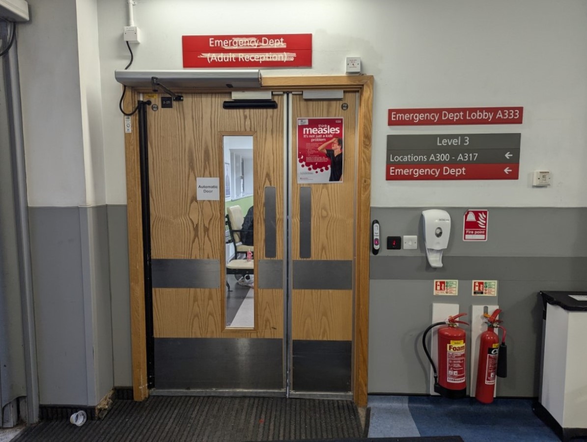 A333 Adult Emergency Department | AccessAble