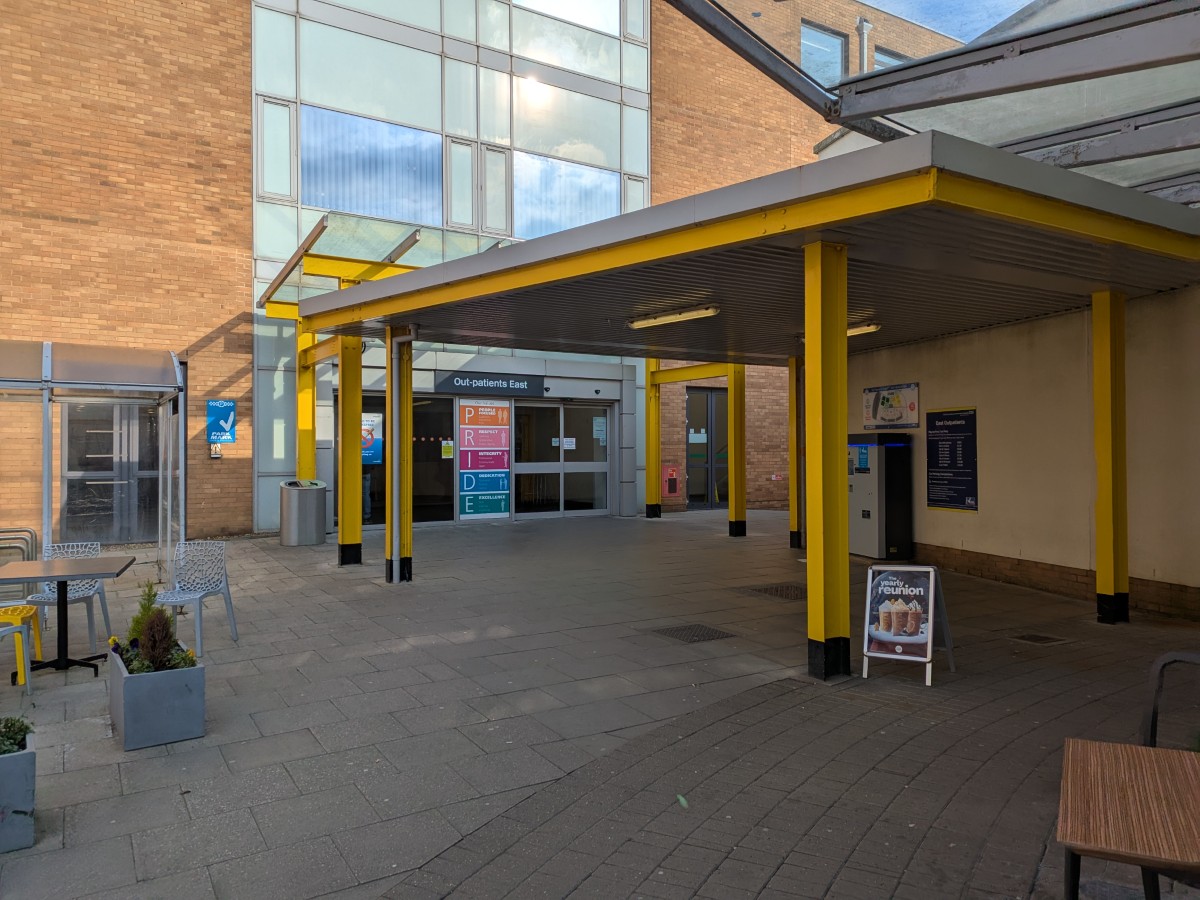 Norfolk and Norwich University Hospital - Entrances | AccessAble