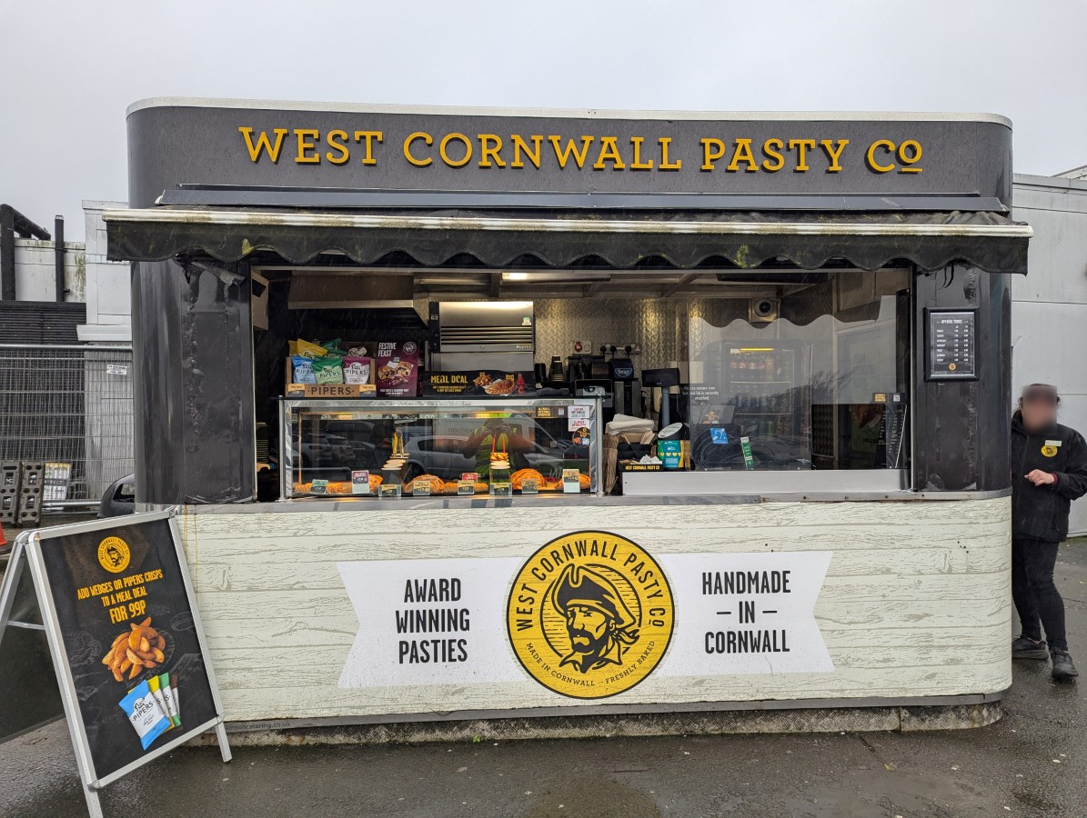 West Cornwall Pasty Co - M6 - Knutsford Services - Southbound - Moto ...