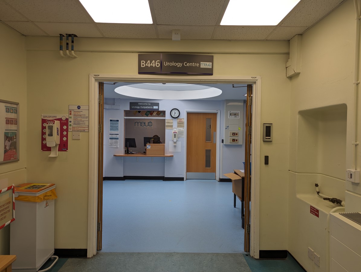 B446 - Urology Centre and B447 - Urology Outpatients | AccessAble