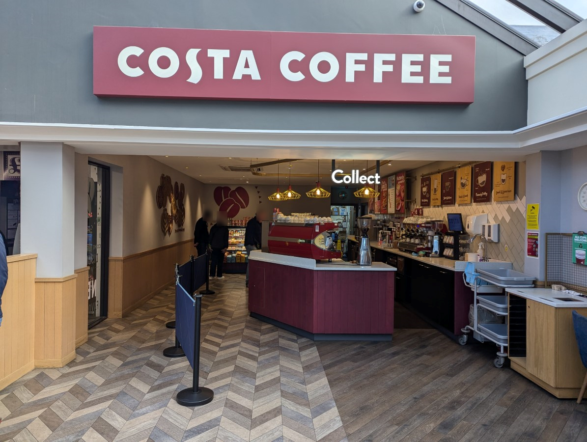 Costa - A1(M) - Durham Services - Roadchef | AccessAble