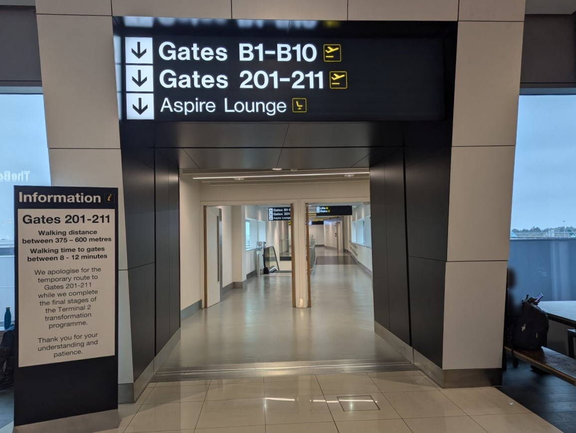 Terminal 2 - Departure Gates B | AccessAble