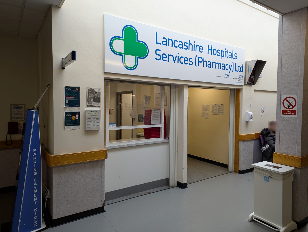 Lancashire Hospitals Services Pharmacy | AccessAble