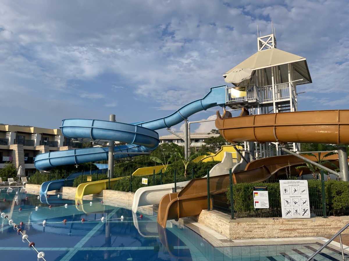 Holiday Village Turkey - Outdoor Slide Pool | AccessAble