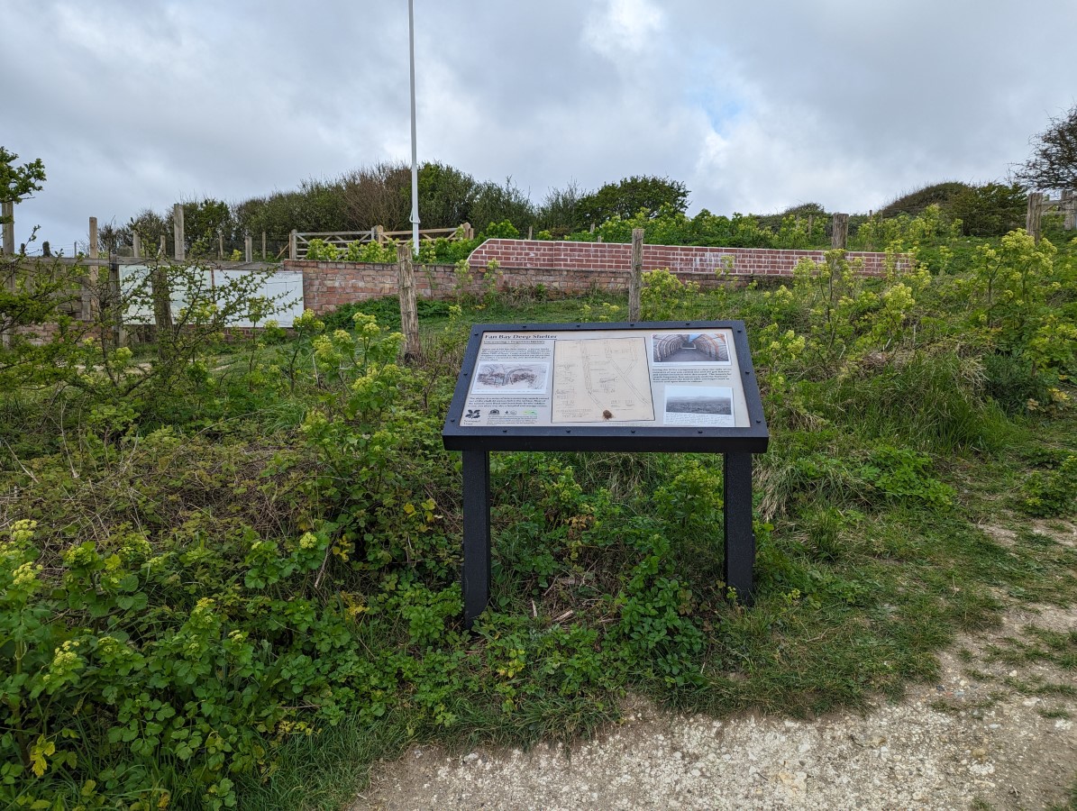 The White Cliffs of Dover - Fan Bay Deep Shelter | AccessAble