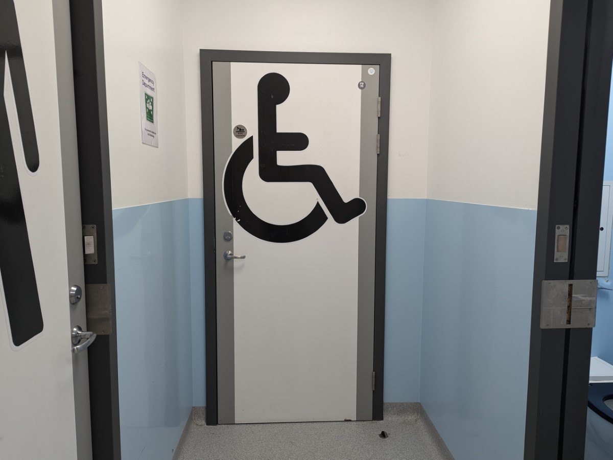 Toilet with Adaptations - Level 3 (Emergency Department) Room Number ...
