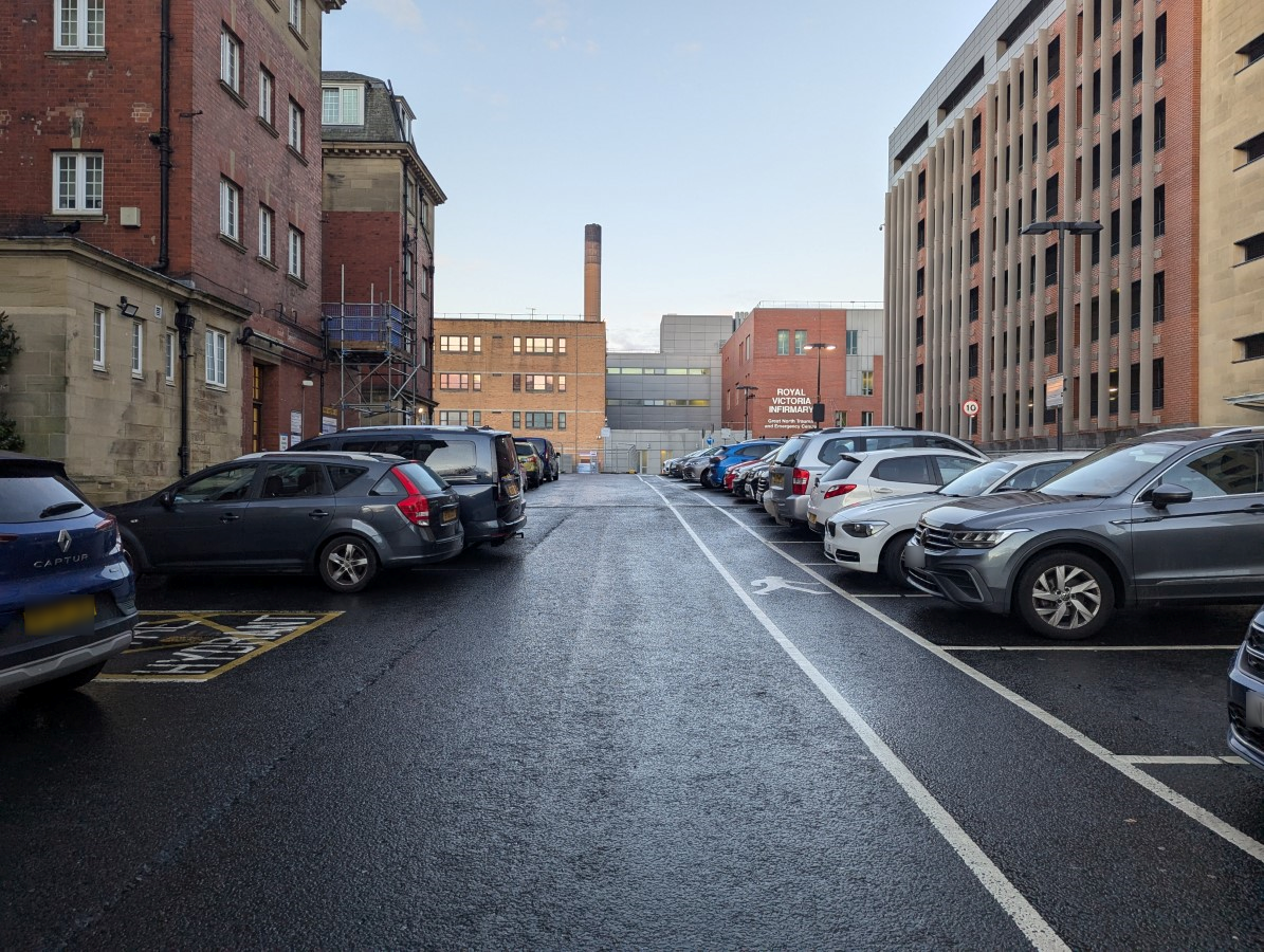 Royal Victoria Infirmary - Parking | AccessAble