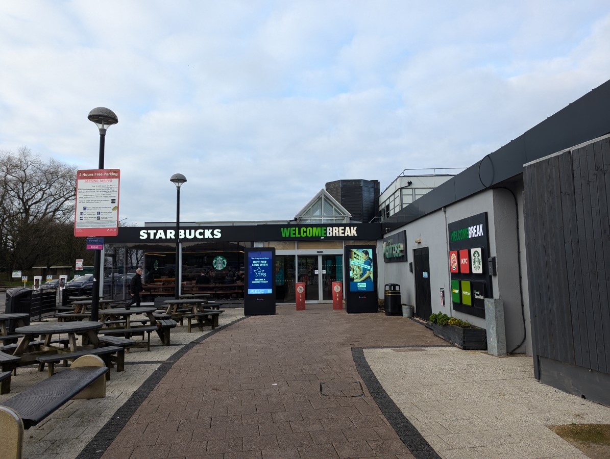 M6 - Keele Services - Northbound - Welcome Break - Accessible Toilet ...
