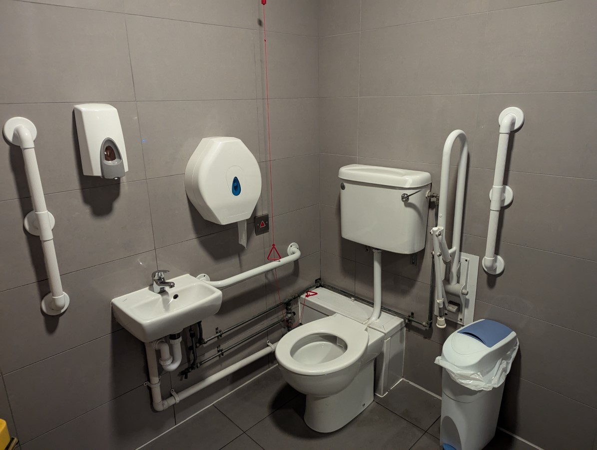 M5 - Cullompton Services - Extra - Accessible Toilet - Right Hand ...